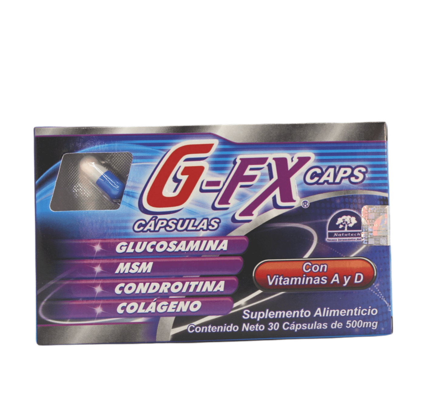 G-FX CAPS NATUTECH CAPS CAP 500 MG C/30 | Bodega Aurrera en línea