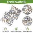 ARTSLION Waterproof Table Runner 13x48 Inch Polyester Wipe Clean Patio ...