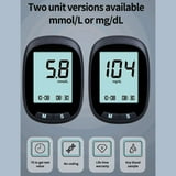 Blood Glucose Meter, Accurate Glucometer Kit Portable LCD Display with ...