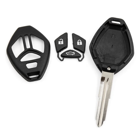 Unique Bargains 4 Buttons Car Key Remote Shell Replacement MN141545 for ...