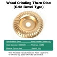 Wood Carving Disc Carbon Steel Woodworking Disc, Accuracy Cutting ...