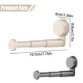 2-Pack Telescopic Suction Cup Hanger Rack, Torqee Wall-Mounted Clothes ...