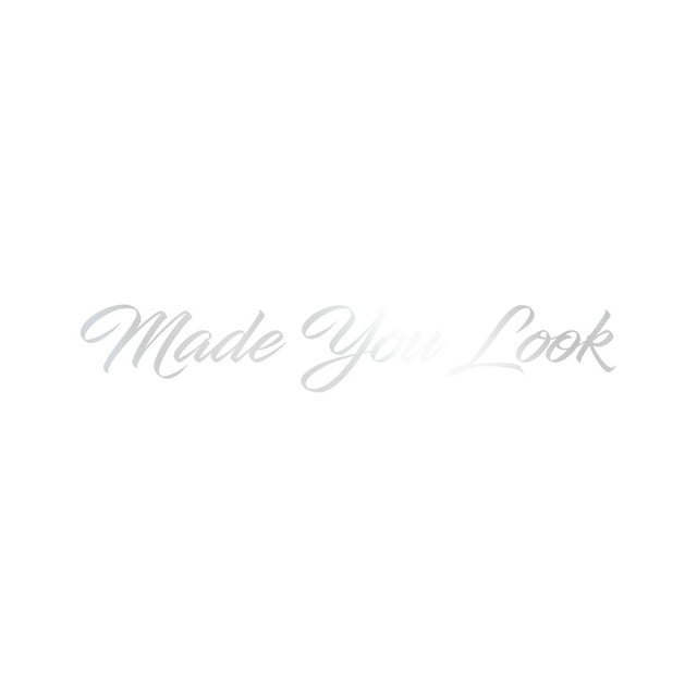 Made You Look Sticker Decal Die Cut - Self Adhesive Vinyl ...