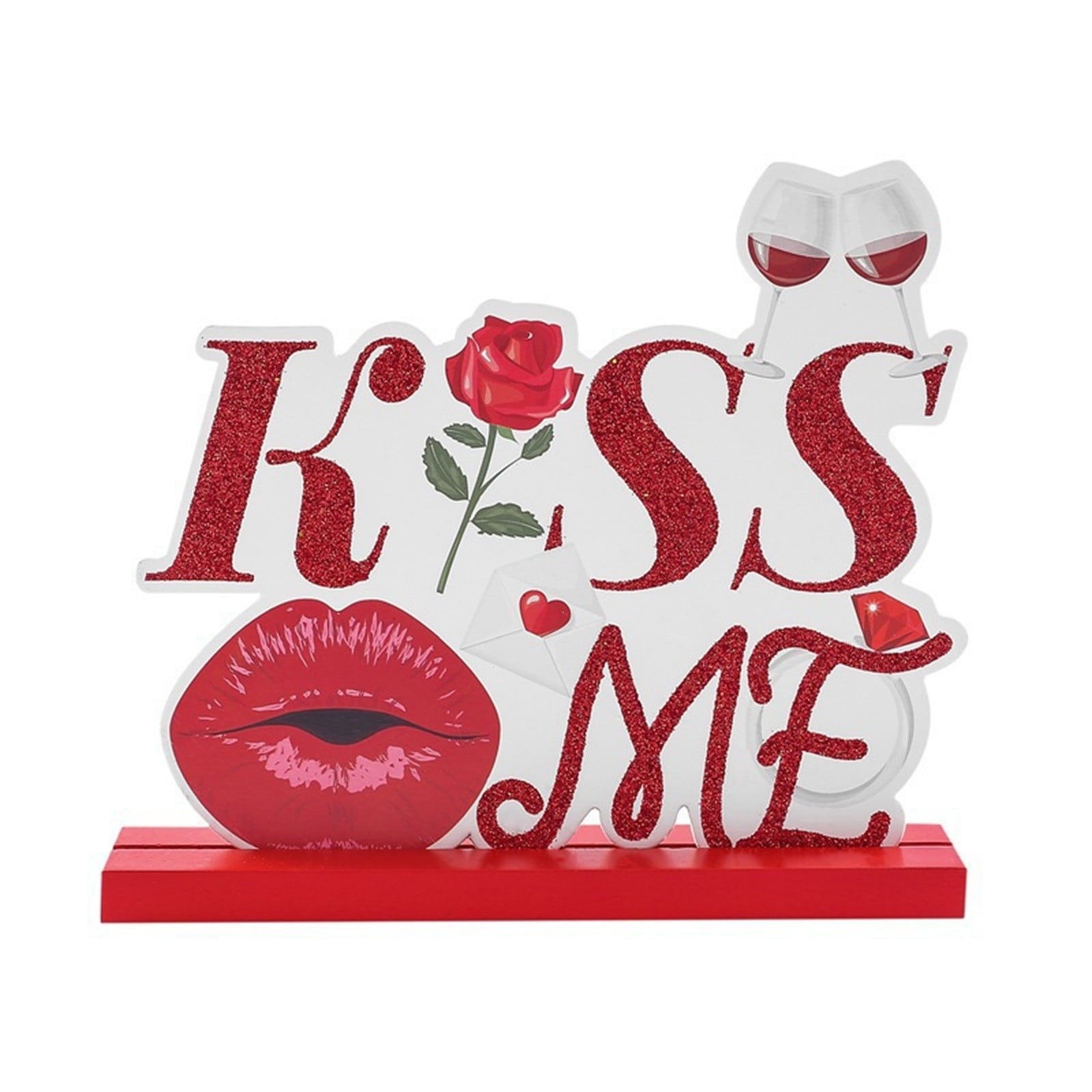 Click here for Slynshome Love Sign Table Valentines Day Decoratio... prices