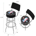 Trademark Gameroom NBA NBA Logo with All Teams Bar Stool with Back Rest ...