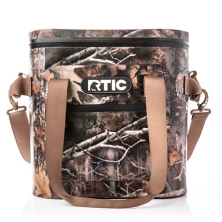 RTIC Soft Cooler 20 Insulated Bag, Camo, Leak Proof Zipper, Portable ...