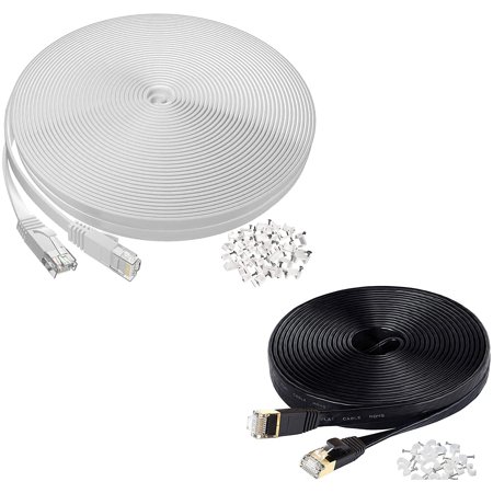 Cat7 Ethernet Cable, 50 Ft Internet Cable for Xbox PS4, Ethernet Cable ...