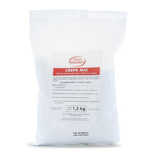 Harina Para Crepas, Crepamix 1.5 Kg Neutra Chef Solution Chefs Solution ...
