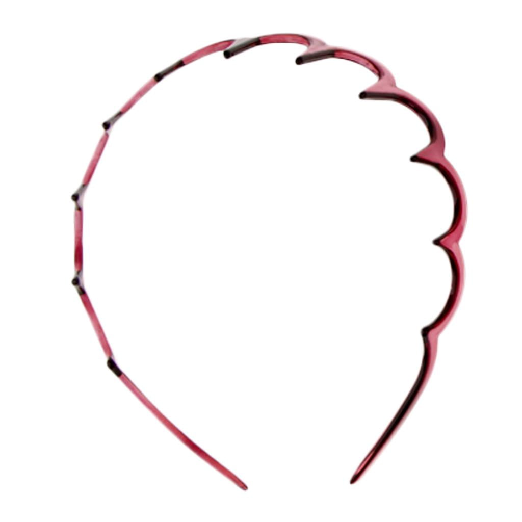 Hair Band Comb Headband with Accessory red - Walmart.com