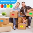 1000 Pieces Colored Moving Labels Stickers 3 x 5 Inch Rectangular ...