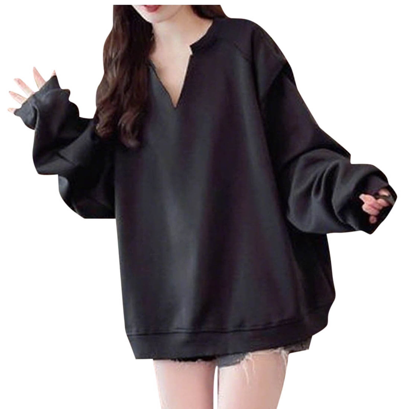 Click here for Hvobtty Women Long Sleeve Pullover Sweatshirts  Fa... prices