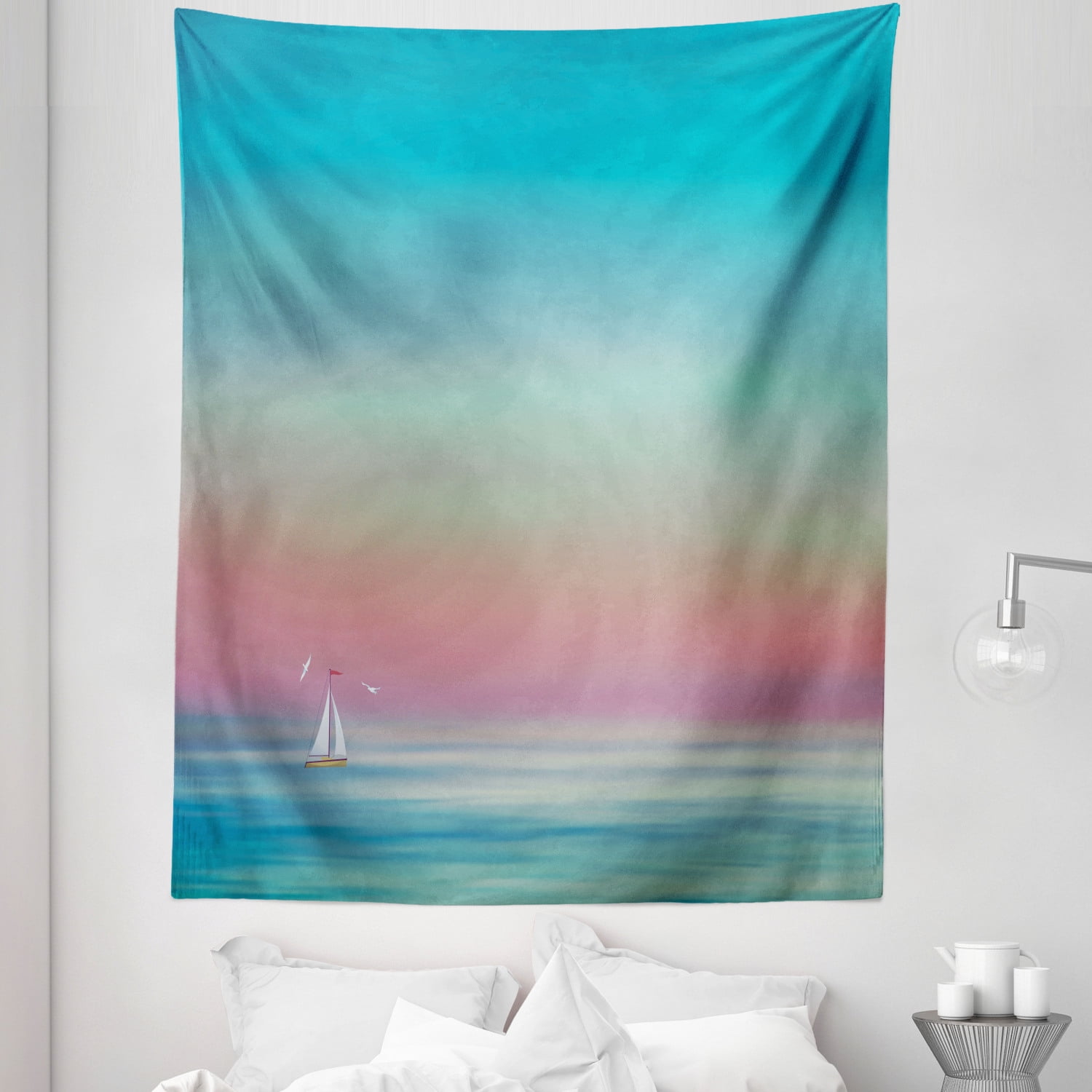 Wave Tapestry, Ombre Sky and Reflections on Sea Tides Nautical Nature ...