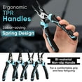 QIHE-Snap Ring Pliers Set, 4-Piece Heavy Duty 7" Snap Ring Pliers, Snap ...