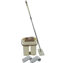 Magic Self Cleaning Flat Floor Mop with Automatic Squeeze Drying System ...