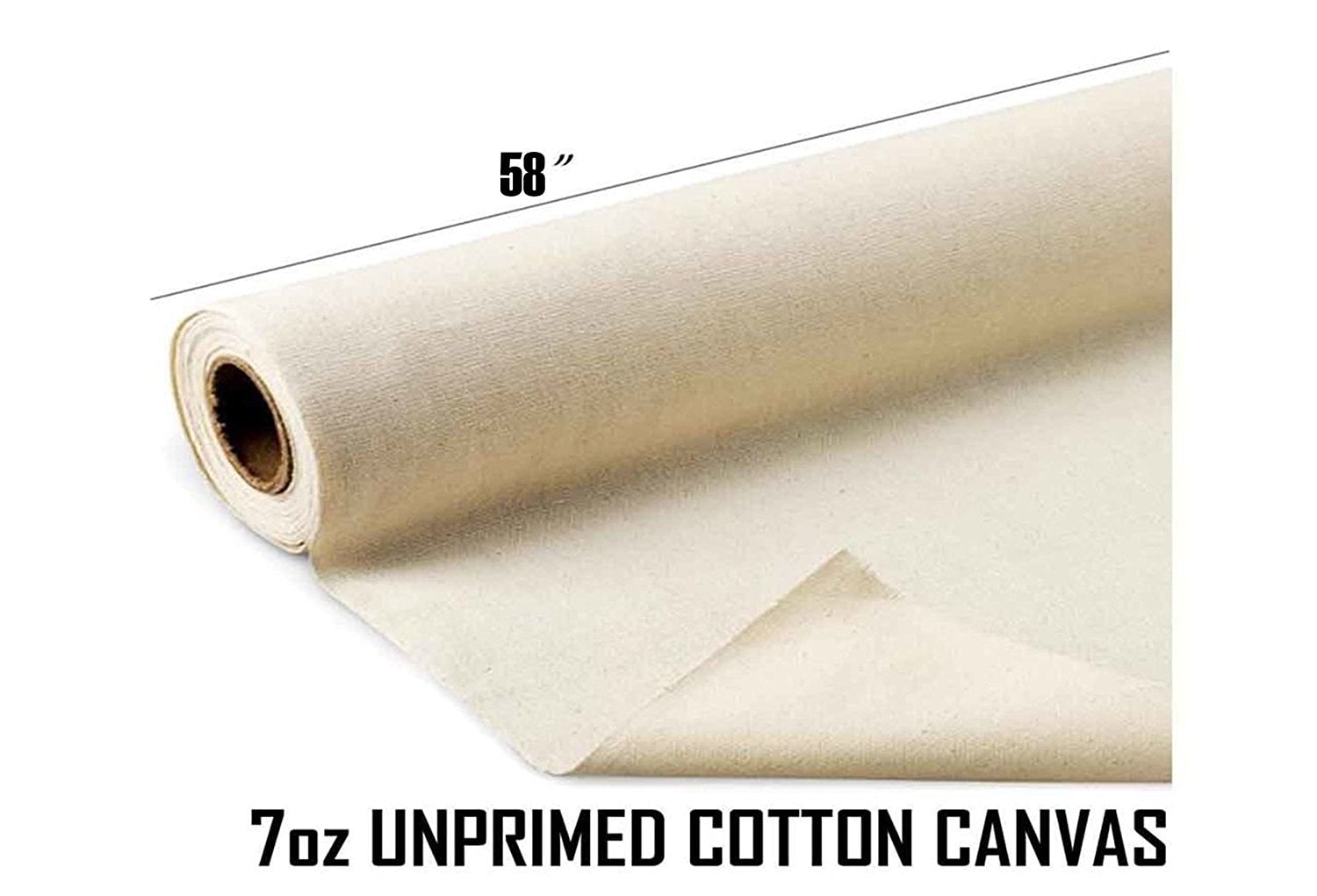 7-Ounces Natural Canvas Fabric By The Yard, 58-Inch Wide by Mybecca ...