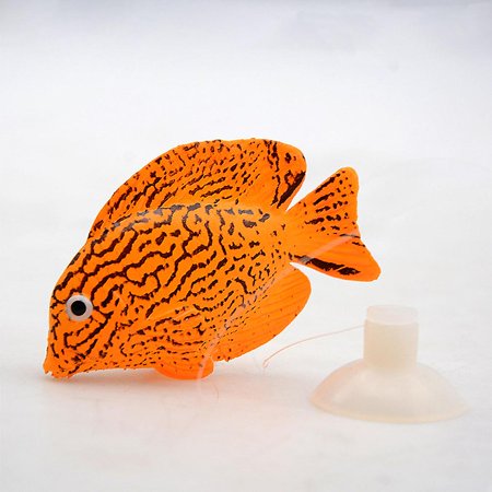 Plastic Swimming Faux Fake Gold Fish Aquarium Fish Tank Decor Orname ...