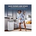 White 14000 BTU Dual Hose Portable Air Conditioner & Heater ...