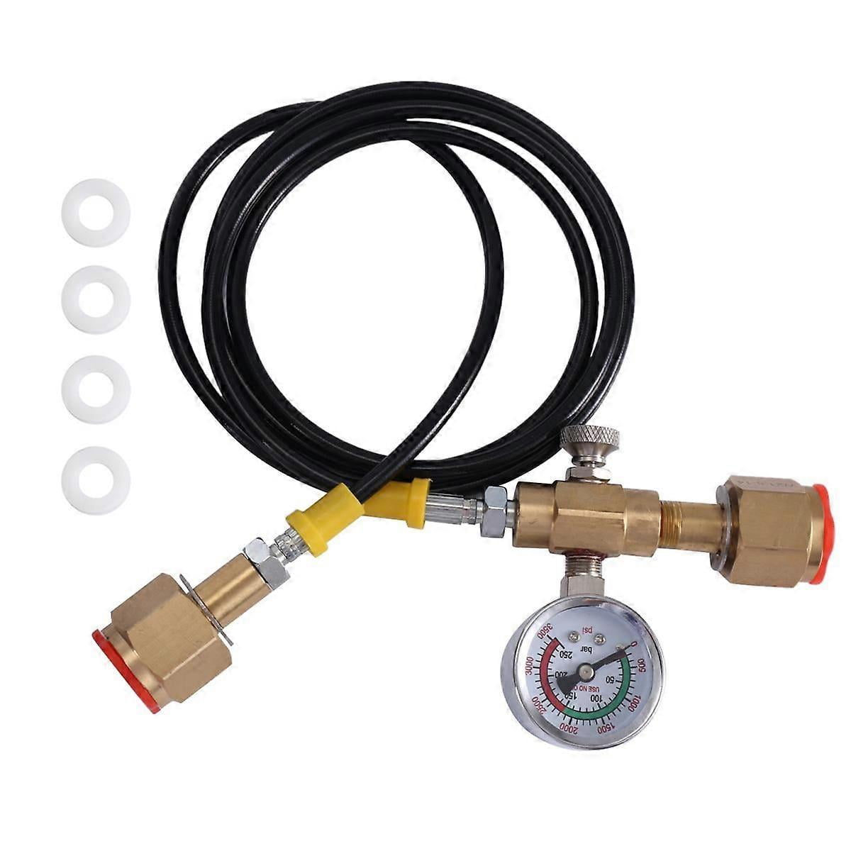 Argon CO2 Refilling Station Charging Adapter to Small Welding Tanks,W ...