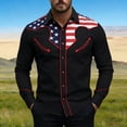 250 Anniversary USA Shirt Mens Long Sleeve Button Down Independence Day ...