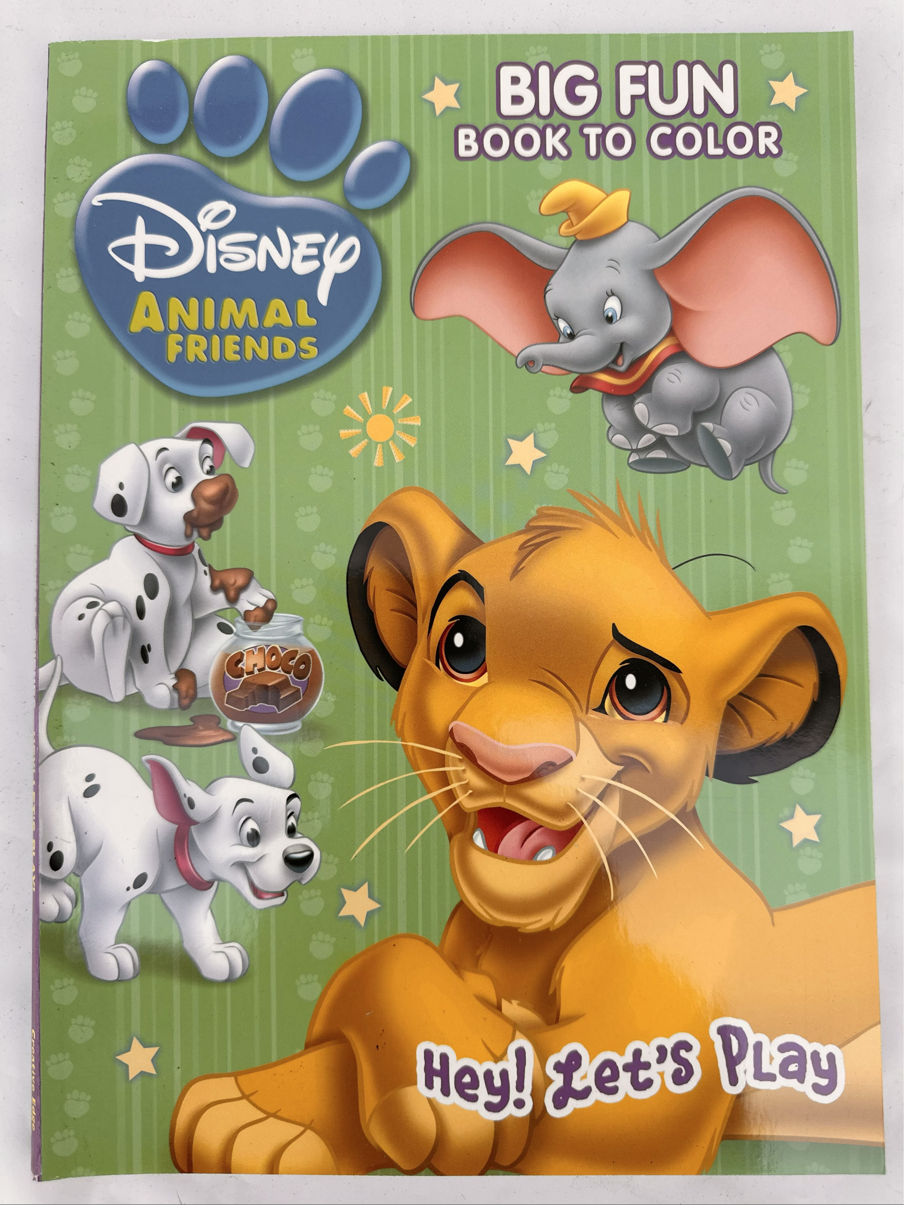 Disney Animal Friends Playful Pals Coloring Book - Lion King Dumbo ...