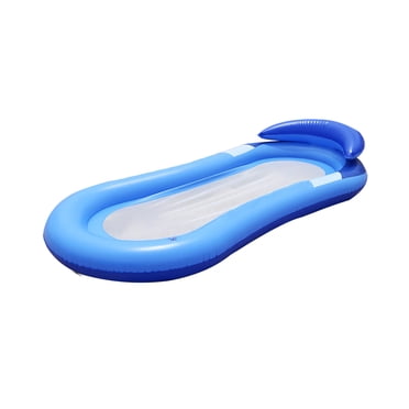 Gymax Floating Canopy Island Inflatable Pool Float Lounge Raft w ...