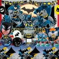 Bat Birthday Party Supplies, 115pcs Bat Birthday Decorations ...