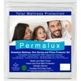 Permalux 4-Piece Waterproof Encasement Mattress and Box Spring ...