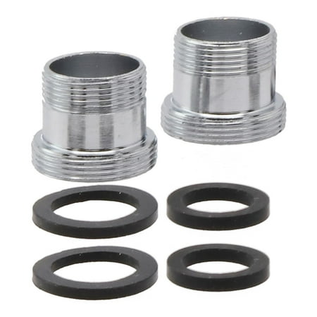 2Pcs Npt 18-20Mm Male Thread Brass Tap Adapter With Rubber Seal For ...