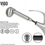 Vigo Pull-Out Spray Kitchen Faucet, Stainless Steel - Walmart.com