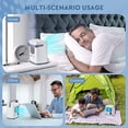Quiet Evaporative Air Cooling Cooler - 3 in 1 Mini Air Conditioner ...