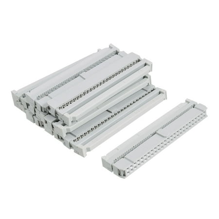 10 Pcs Female 50 Position Flat Cable IDC Socket Connectors 2.54mm Pitch ...