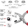 400Pcs Pearl Snaps Button Kit with Fastener Pliers – 10 mm Snap ...