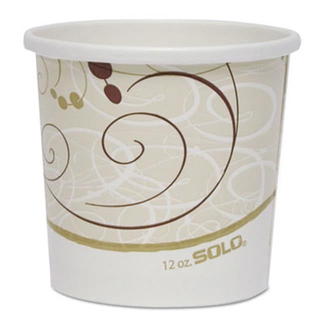 Solo Cup 12 oz Double Poly Paper Food Containers - Symphony Design ...