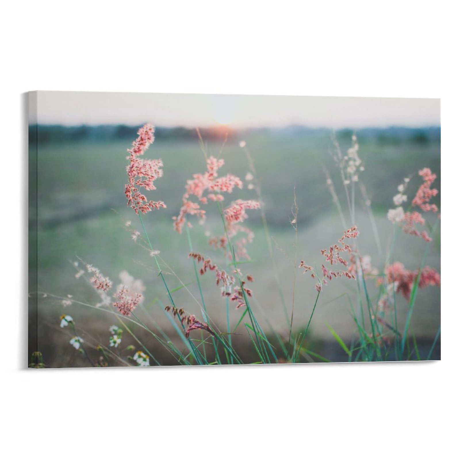 Canvas Wall Art with Framed, Natural Weed Wrapped Gallery Artwork Home ...
