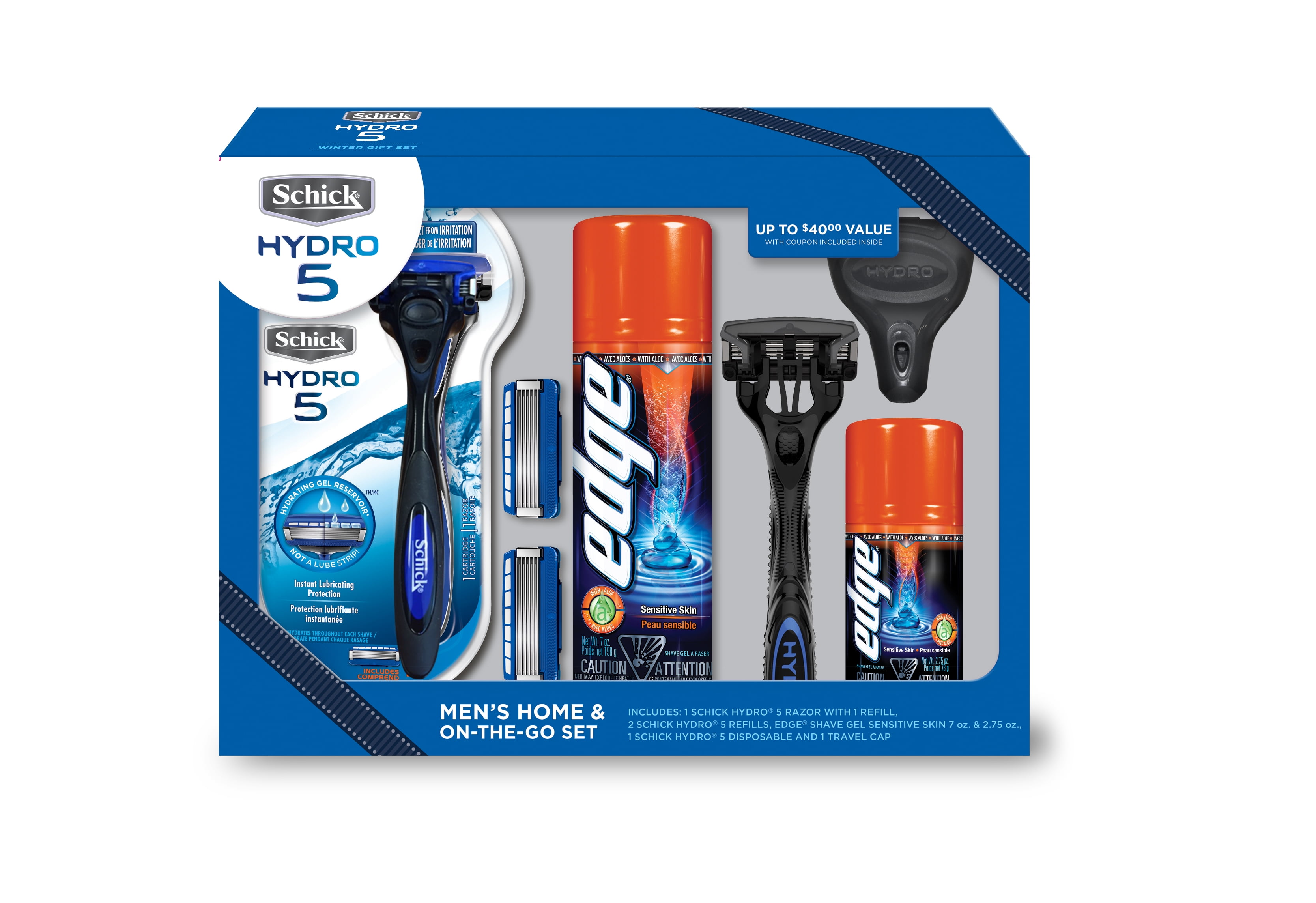 Schick hydro 5 razor kit - Wasever