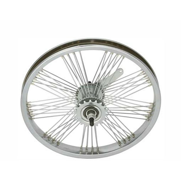 16" Fan 72 Spoke Coaster Wheel 14G Chrome. Bicycle wheel, bike wheel ...