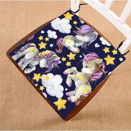 HATIART Cute Unicorn Chair Pad Seat Cushion Chair Cushion Floor Cushion ...