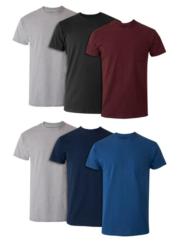 Mens Pocket T-shirts Pack
