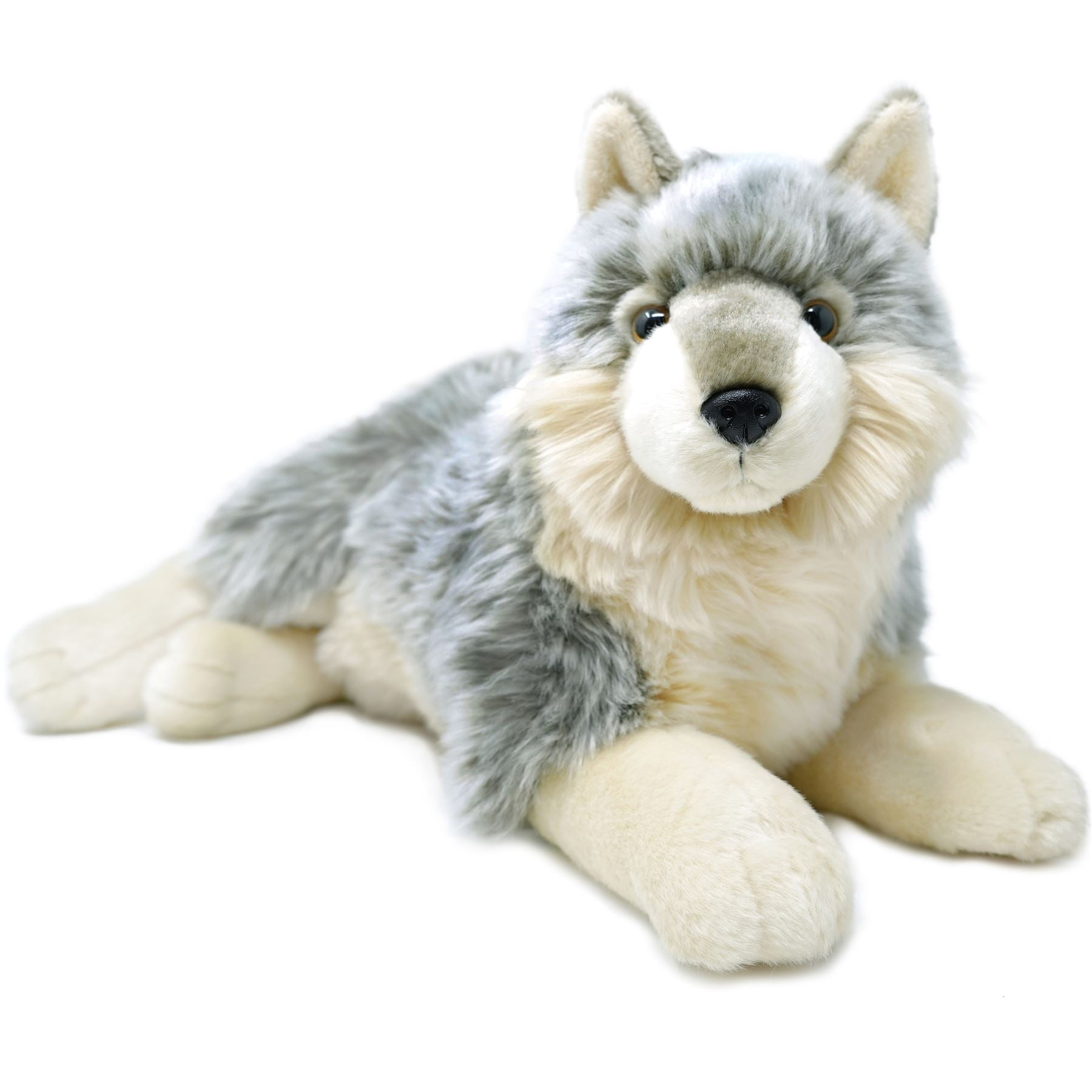 Whitaker The Wolf - 14 Inch Stuffed Animal Plush Dog - by Tiger Tale ...
