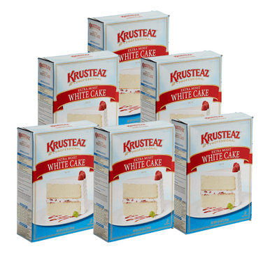 Krusteaz Professional 4.5 lb. Extra Moist White Cake Mix - 6/Case ...