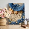 Beach Theme Canvas Wall Art for Living Room, Summer Seaside Sand ...