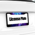 Glowing Neon Jellyfish Aluminum Car License Plate Frames Covers 2 PCS ...