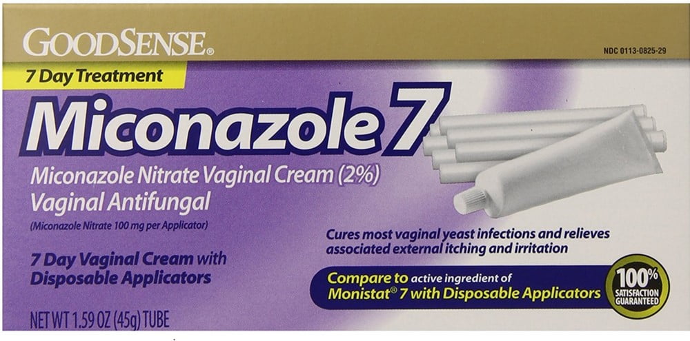 Good Sense Miconazole 7 Day Vaginal Cream with Disposable Applicators 1 ...