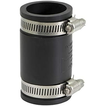 3 in. PVC Flexible Coupling with Stainless Steel clamps - Walmart.com