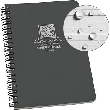 Rite in the Rain Weatherproof Mini Stapled Notebook, 3.25" x 4.625 ...