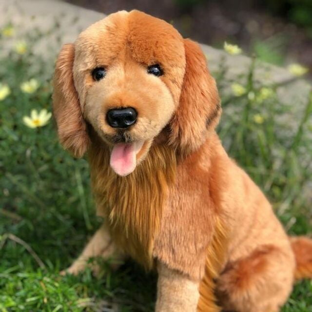 Buy Jack 16 Inch Red Golden Retriever Dog Plush Animal- Stuffed Plush ...
