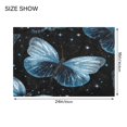 Bathroom Plush Absorbent Mat Single U-pad 20x24 Inches Bath Mat Fluffy ...