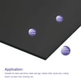 Uxcell UHMW Sheet Ultra High Molecular Weight Polyethylene Sheet Hard Plastic Sheet Board 6.1''x ...