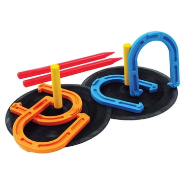 Horseshoe Set- Full Outdoor Classic Horse Shoe Game Set with Easy to ...