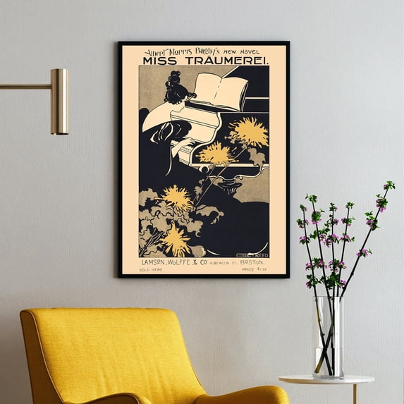Miss Traumerei - 1895 | Ethel Reed | Premium Fine Art Print | 19th ...